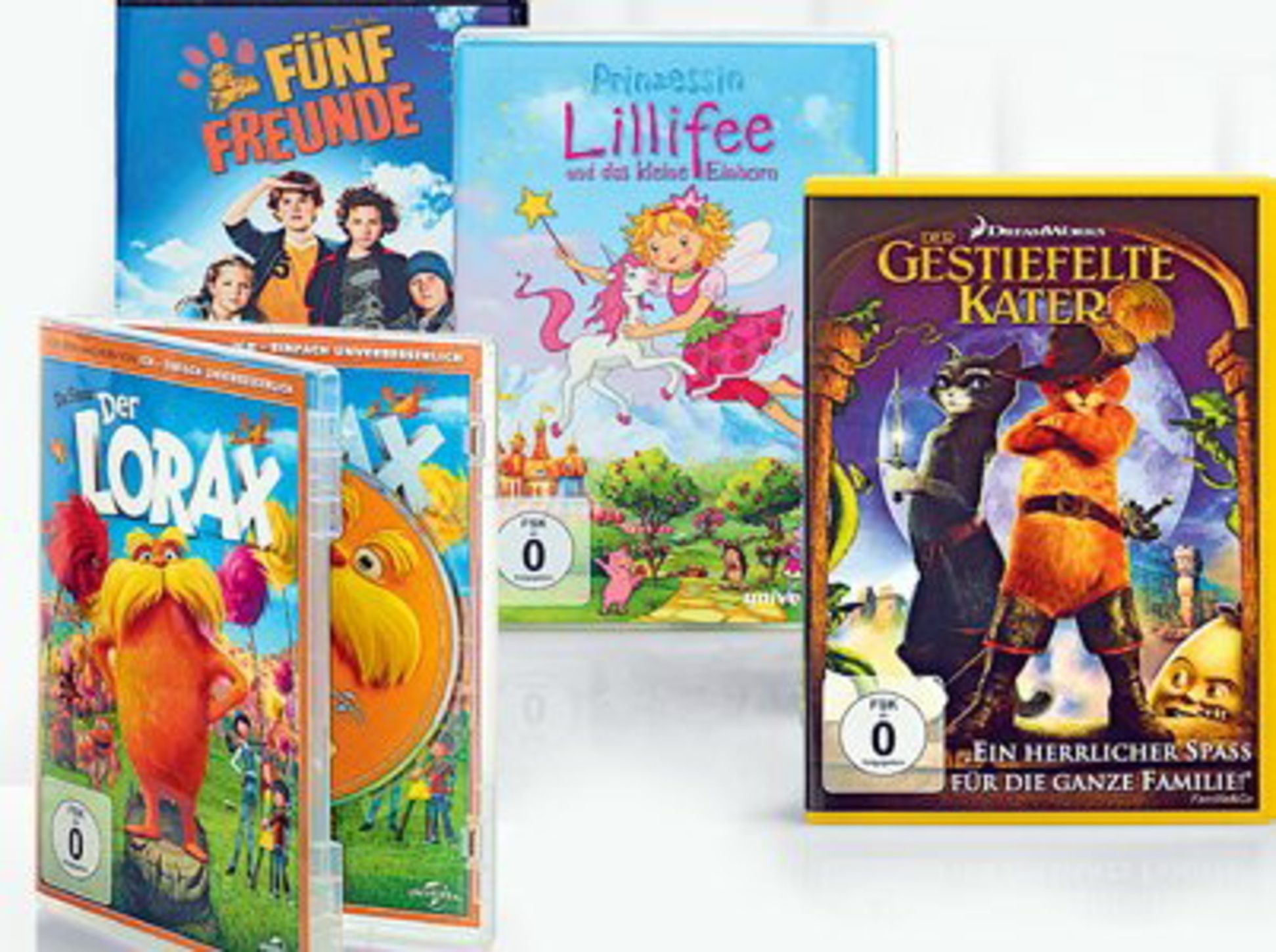 Kinder-DVDs bei Aldi Süd