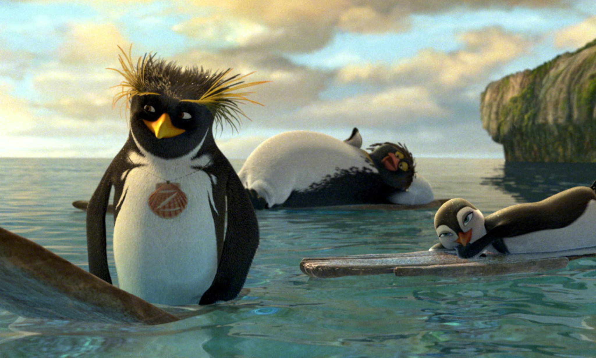 Pinguine surfen auch auf Blu-ray